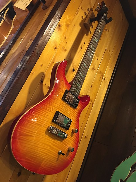 Wolf WPRS 200C Solid Cherry Burst Electric Guitar | Reverb