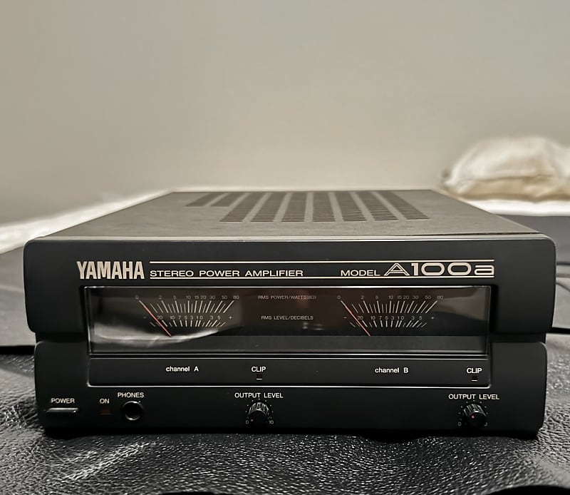 Yamaha A100 POWER AMP - BLACK | Reverb