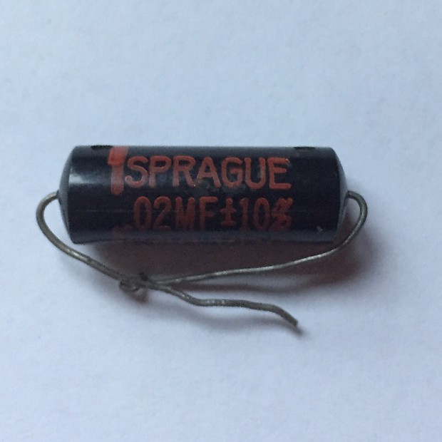 Sprague 0.02mf Black Beauty Capacitor | Reverb