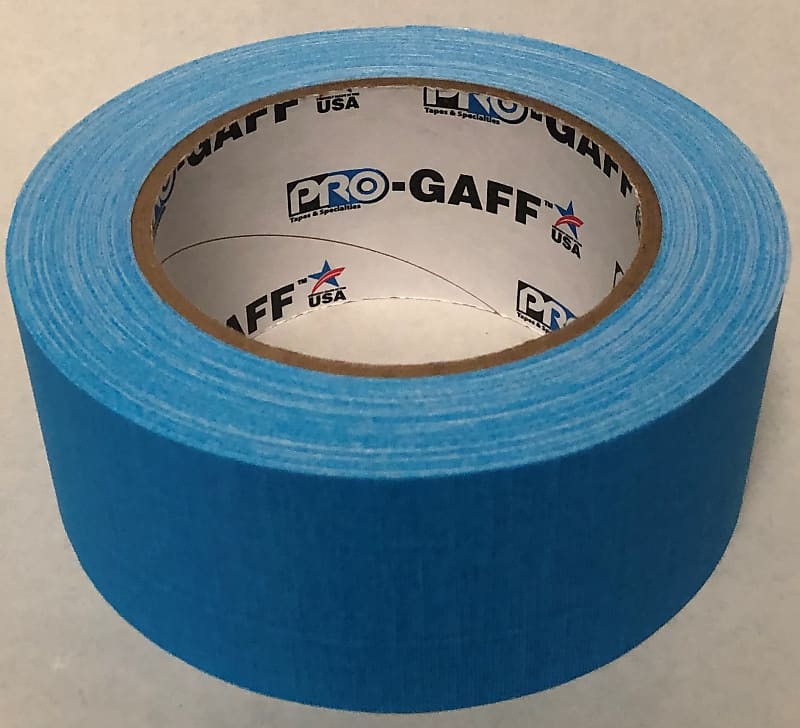 ProGaff matte cloth tape 48mm x 22,8m fluorescent blue | Reverb