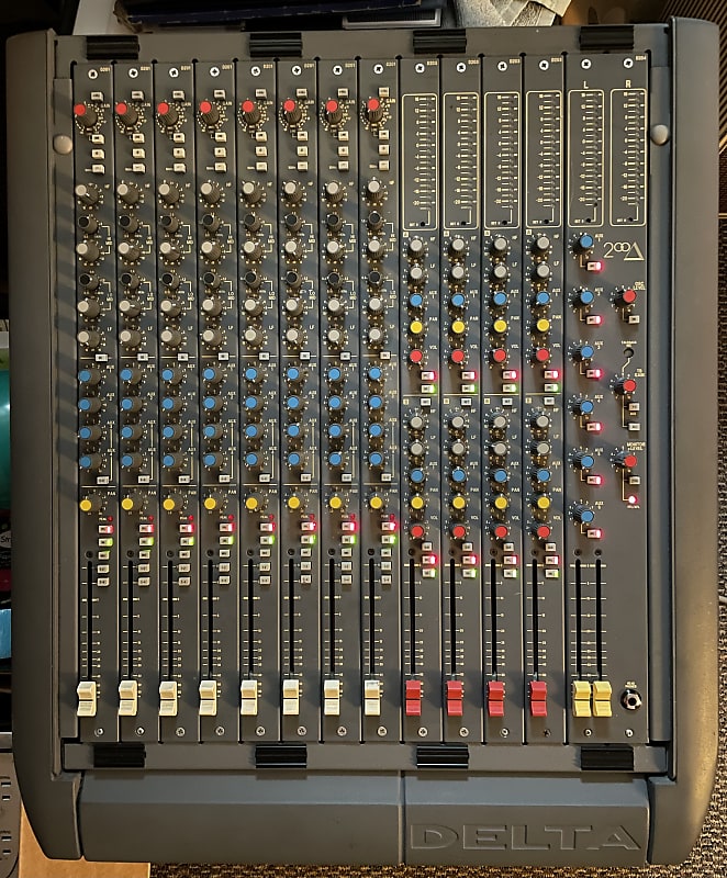 Soundcraft Delta 200 8-12 Channel Made In England | Reverb