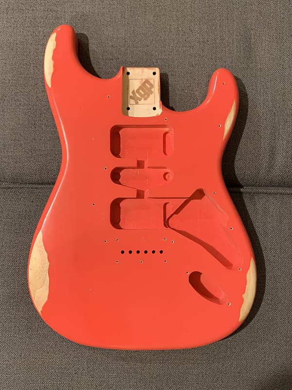 XGP Relic Hardtail Strat Body XGP 2024 - Fiesta Red | Reverb