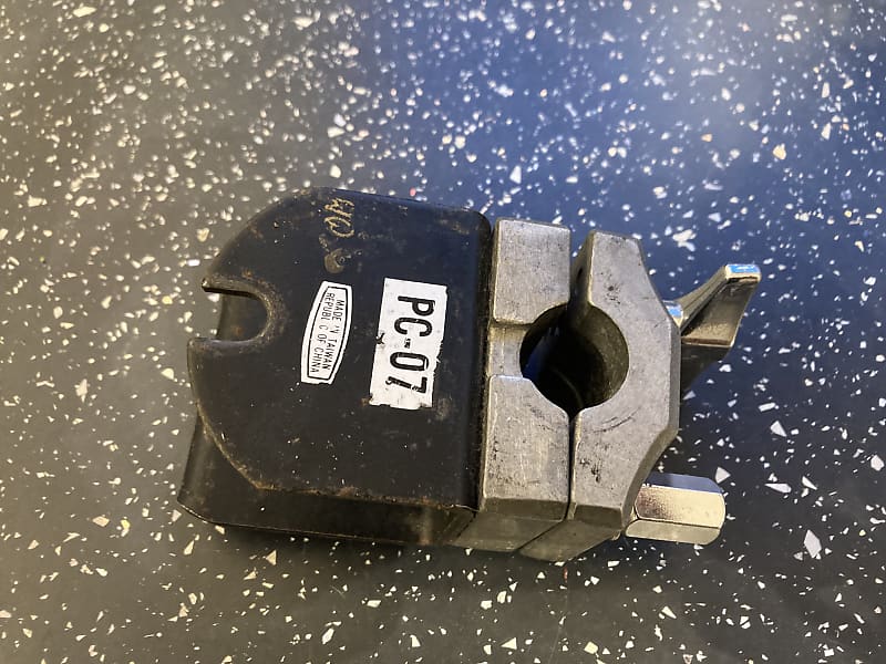 Pearl PC-07 Rack Clamp 1980s - Metal and Black Paint | Reverb