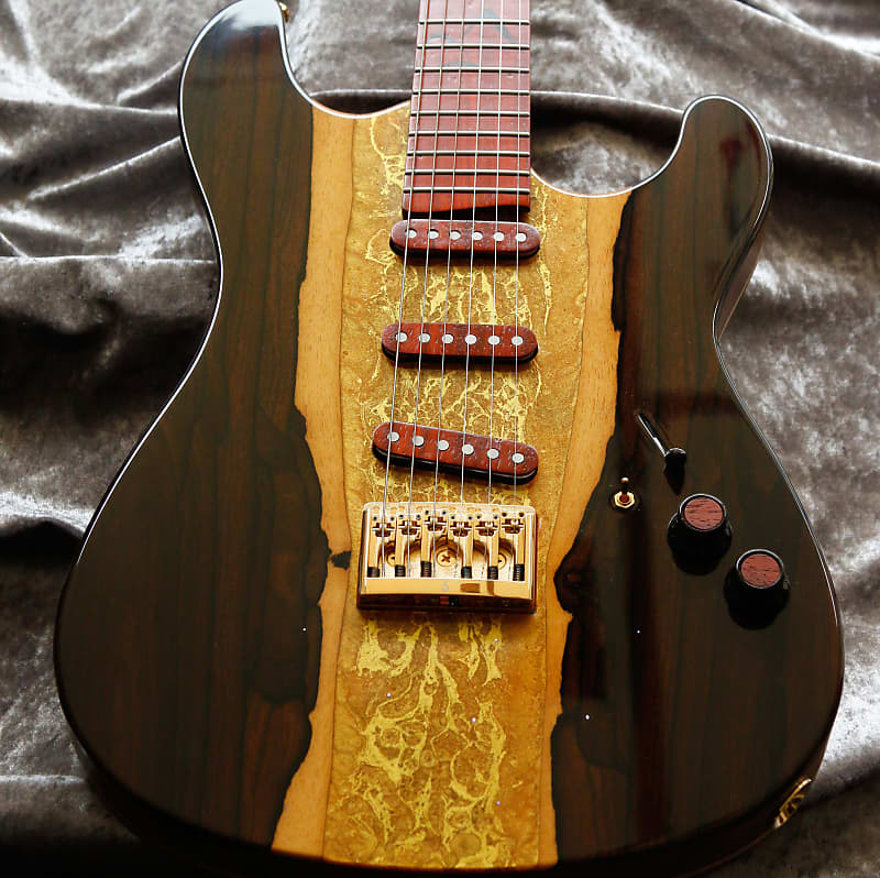 Petra 6 string fiber optic lights starry sky edition by GB | Reverb UK