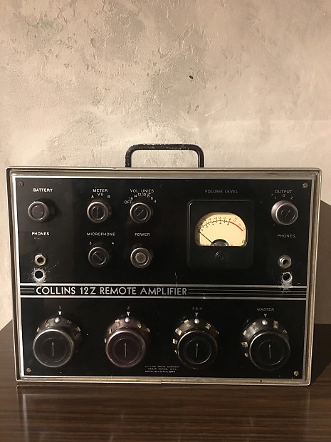 Vintage Collins 12z Tube Broadcast Mixer Console 12z 1940 | Reverb