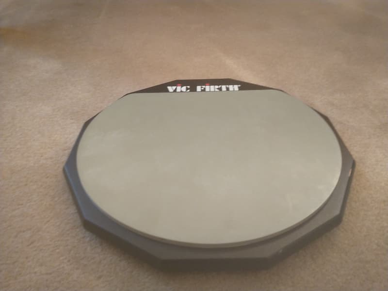 Vic Firth Large 2-Side Drum Rudiment Practice Pad, 10 Inch | Reverb