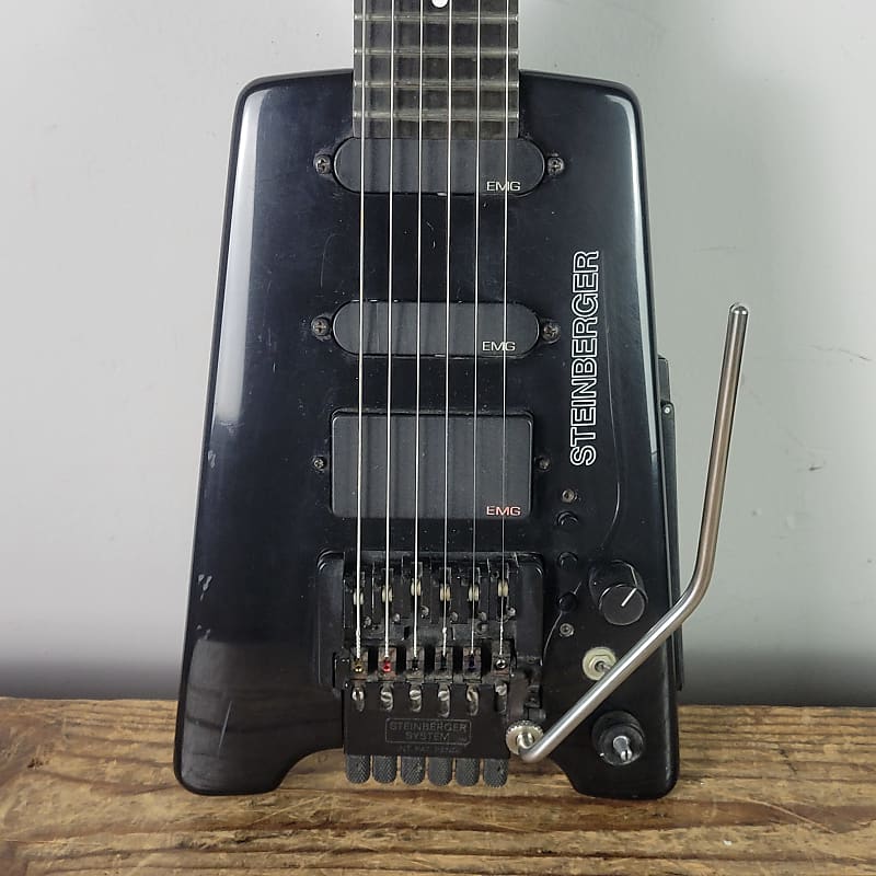 1993 Steinberger GL4T With TransTrem- Black | Reverb