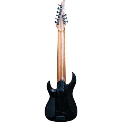 Legator Ninja N9FP 9-String Multi-Scale Guitar, Ebony | Reverb