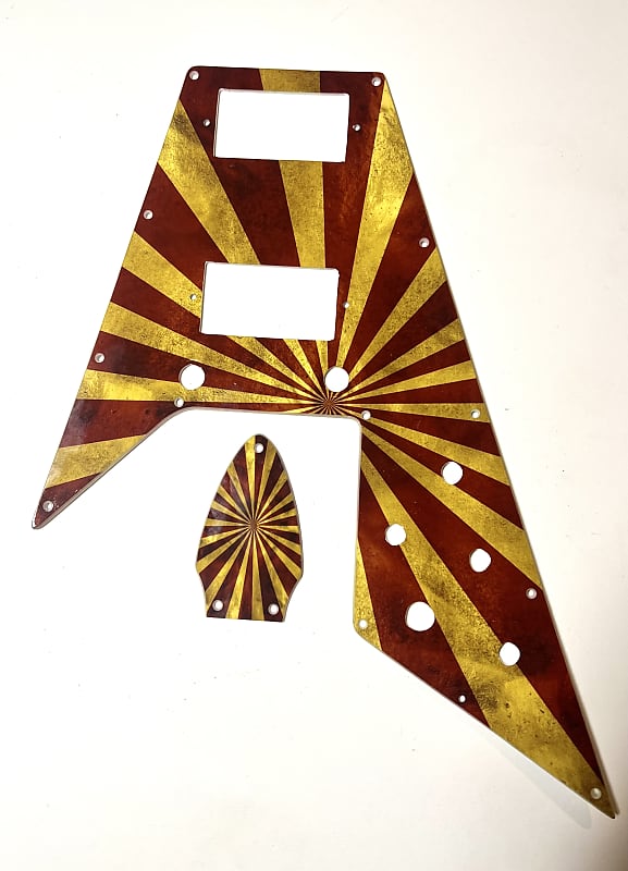 ‘67 Flying V Pickguard Custom Acrylic Pickguard And Truss Rod | Reverb