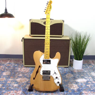 Donner Telecaster Thinline 3- Tone Sunburst | Reverb