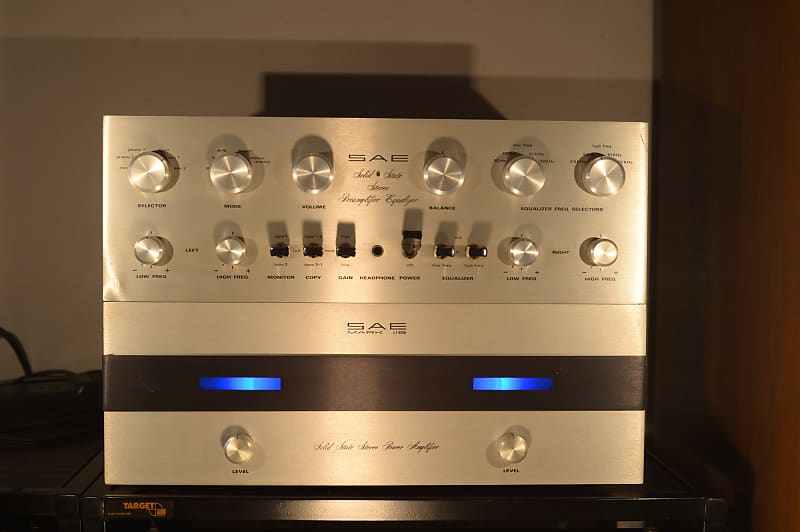 1970-1971 SAE Mark 1 One Preamp & Mark Two 2 B Power Amp | Reverb