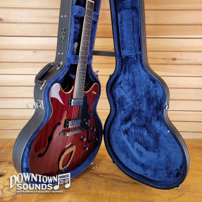 Guild Starfire IV with Guild Hard Case - Cherry Red | Reverb