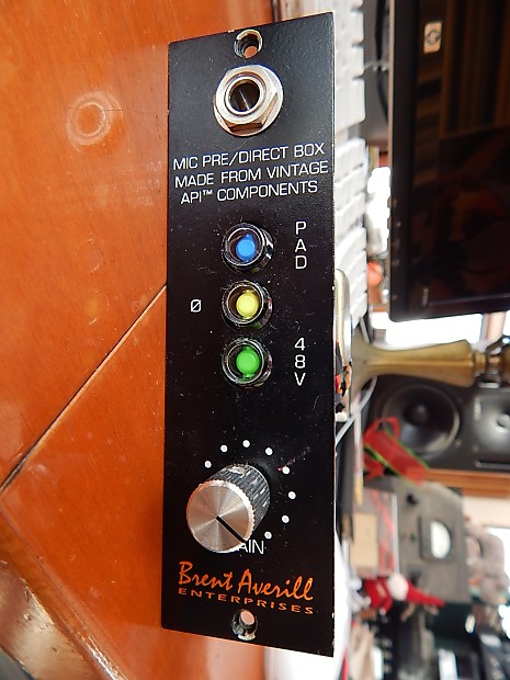 API Vintage 312 card 500 Series Mic Pre by Brent Averill with | Reverb