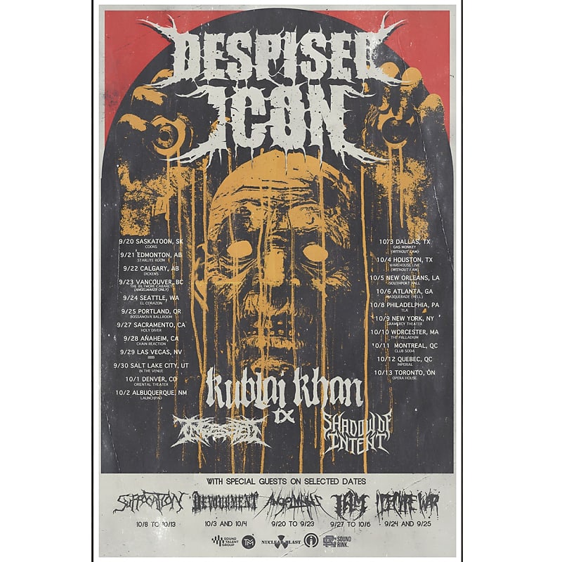 DESPISED ICON | KUBLAI KHAN TX | INGESTED SHADOW OF INTENT | Reverb