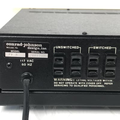 Conrad Johnson PV8 Tube Preamplifier w/ Phono | Reverb