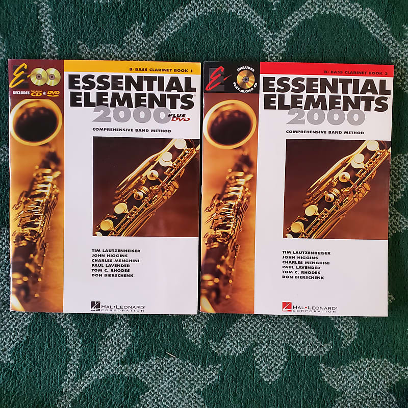 New Old-Stock Essential Elements Bb Bass Clarinet - Buy Book | Reverb