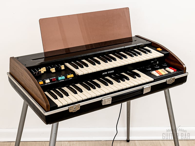 1970s Ace Tone X-3 Vintage Dual Manual Combo Organ w/ | Reverb