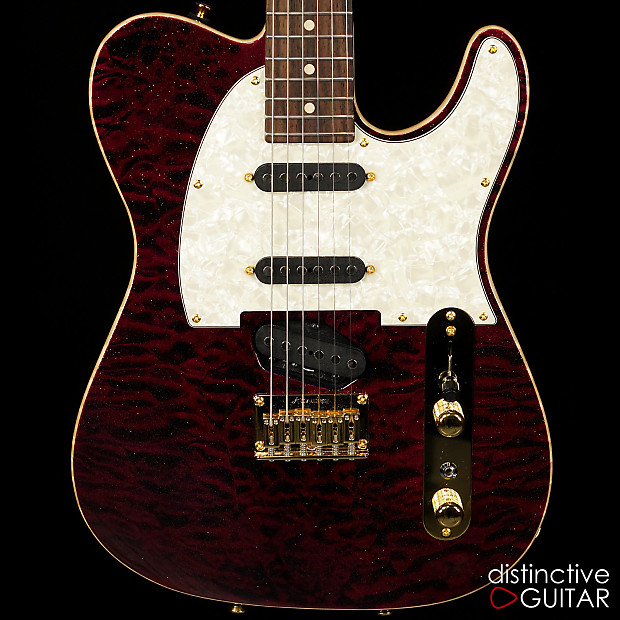 Tom Anderson Drop T Classic Sheer Trans Plum | Reverb