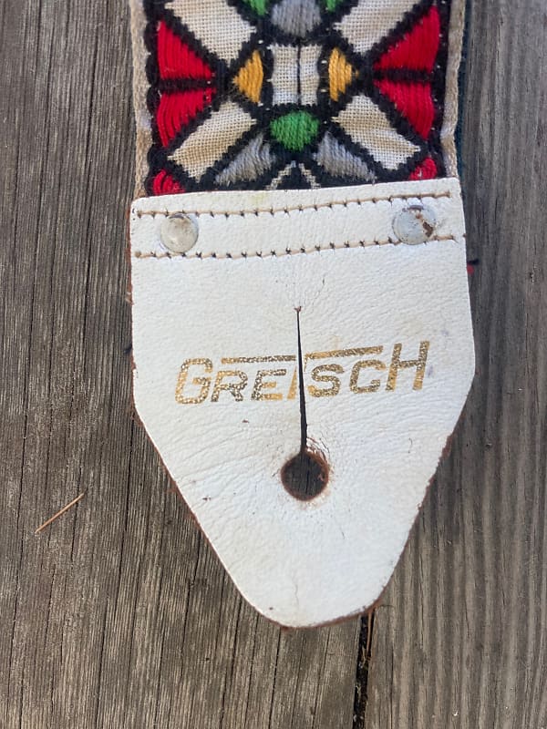 1960's Gretsch Stained Glass Guitar Strap by Ace | Reverb España
