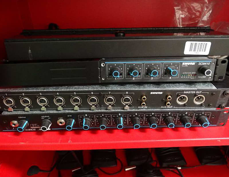 Shure Shure Microphone Mixers (4-Channel and 8-Channel) and | Reverb