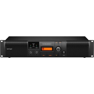 Behringer NX6000D 6000W Power Amplifier With DSP 2024 - BLACK | Reverb