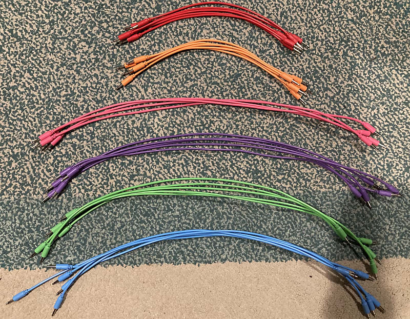 Black Market Eurorack Patch Cables 2010s - Various Colors | Reverb