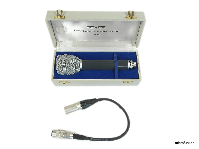 Beyer M69 60's Vintage Dynamic Microphone. Rare Classic. | Reverb