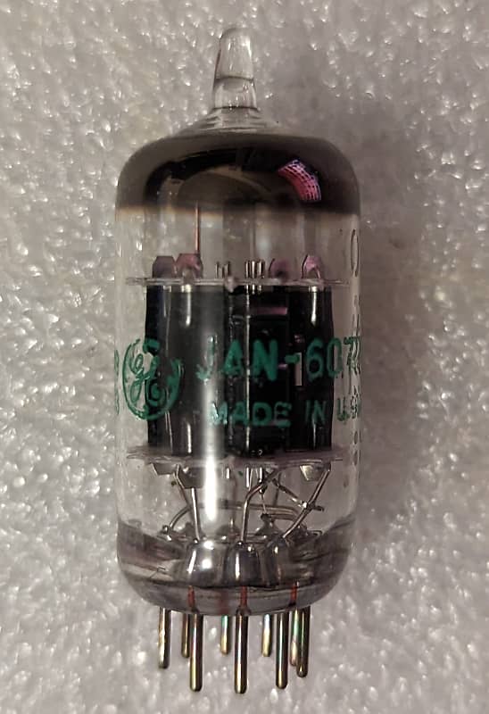 NOS GE JAN Black Plate 6072A (12AY7) | Reverb