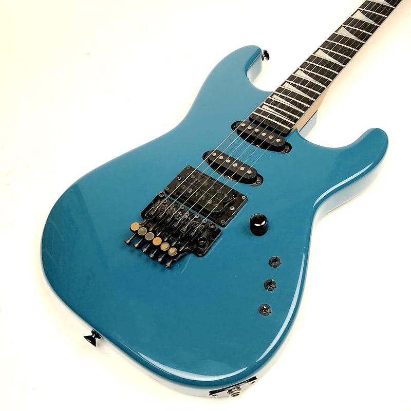 Jackson USA "Strat" 1986 Aqua with OHSC and Hang Tag | Reverb
