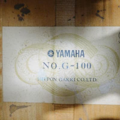 Yamaha G-100 Nippon Gakki 60's MIJ | Reverb