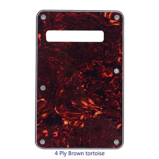 3 or 4 Ply Strat Tremolo Cavity Cover Backplate for Fender | Reverb