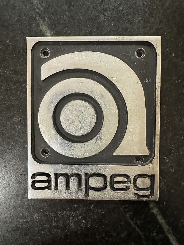 Ampeg amplifier or cabinet badge logo - Late-60’s - Early 70s | Reverb