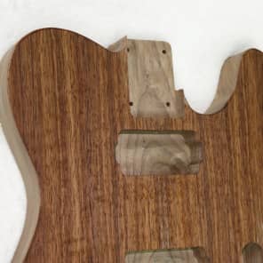 Black Walnut Top / Black Walnut Telecaster Tele Body 5lbs 2oz | Reverb