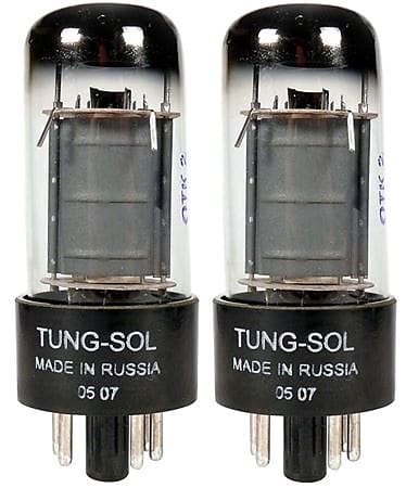 Tung Sol 6V6 GT Platinum Matched Duet Tubes | Reverb