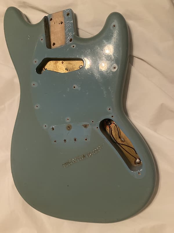 Early to mid 1970’s Fender Musicmaster body Original Daphne | Reverb