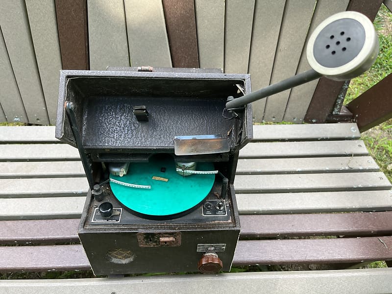 Soundscriber Portable Tube Disc Recorder 1940’s | Reverb