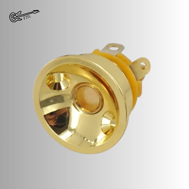 Gold Telecaster Style Guitar Jack Output-Gold | Reverb UK