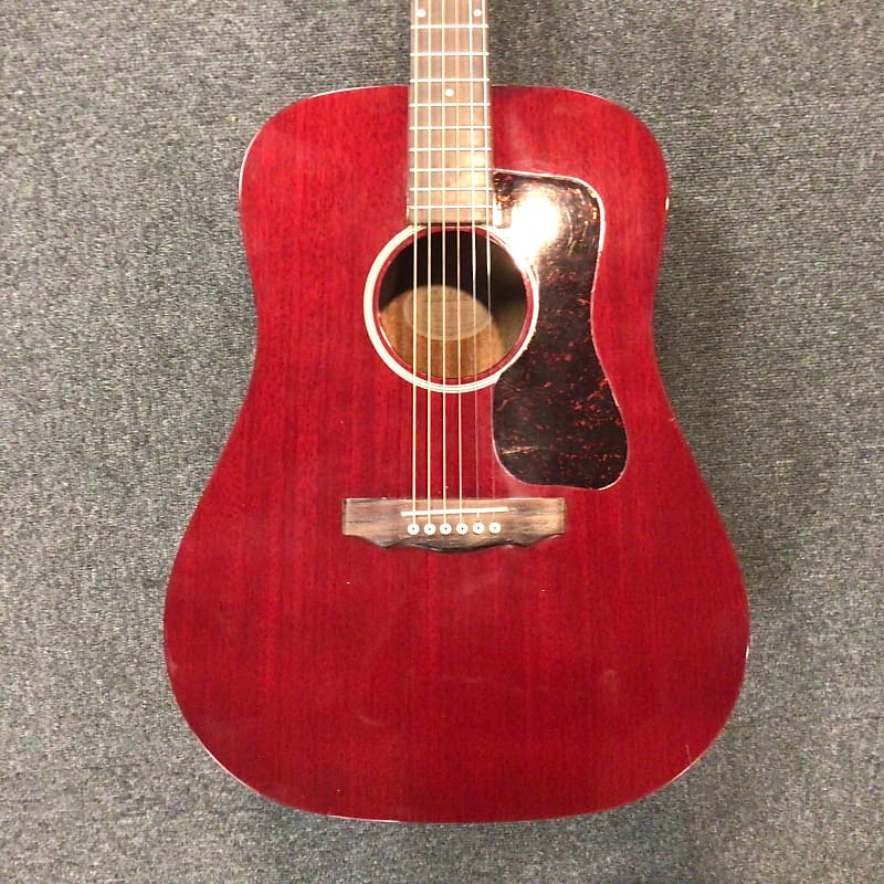 Used Guild D15-WGR Acoustic Guitars Red | Reverb