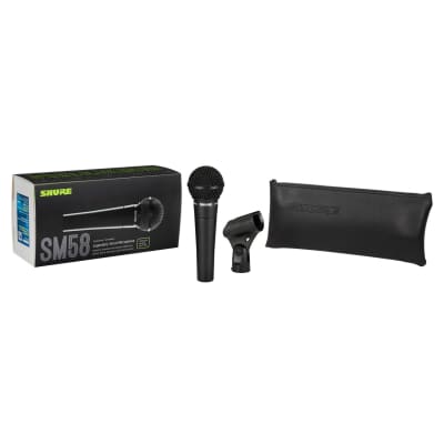 Shure SM58-BLK Dynamic Vocal Microphone. Black | Reverb