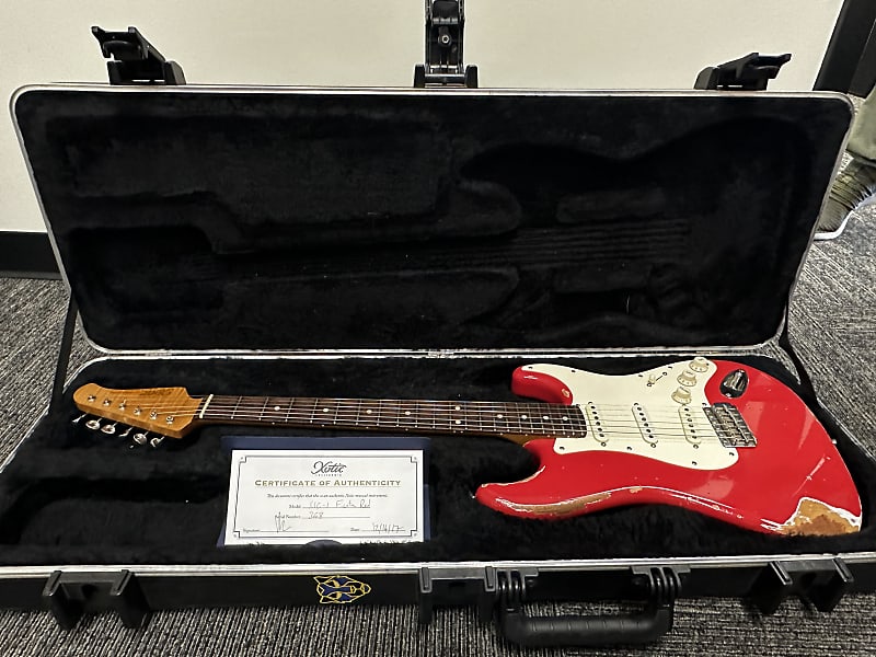 Xotic XSC-1 2017 - Fiesta Red Heavy Aged #368R | Reverb