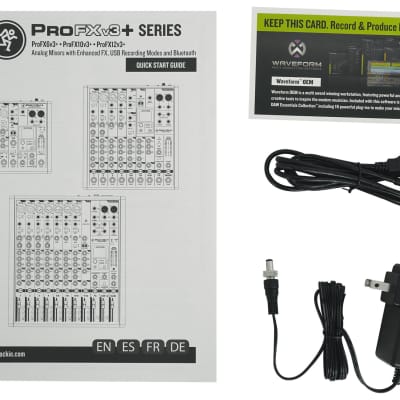 Mackie ProFX6v3+ 6-Channel Analog Mixer w/Enhanced FX/USB | Reverb