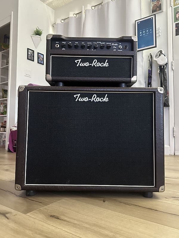 Two Rock Studio Pro 22 Head and 1x12 Cabinet - Brown Ostrich | Reverb