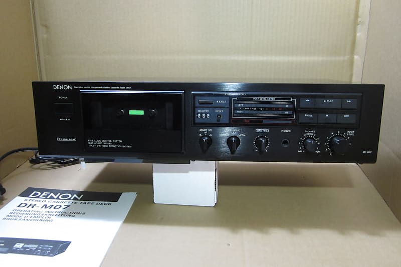 Denon DR-M07 Stereo Cassette Deck | Reverb
