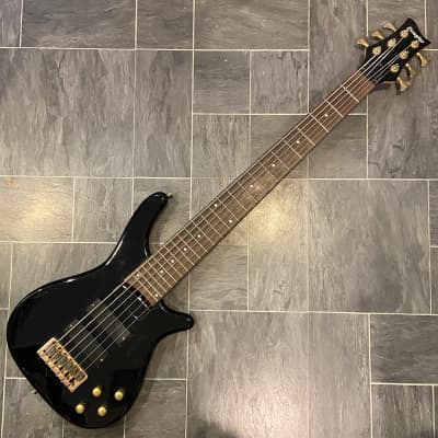 2000s Douglas 6-String Bass w/Active Electronics - Black | Reverb