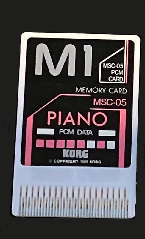 KORG M1 - PCM MSC-05 Card | Reverb