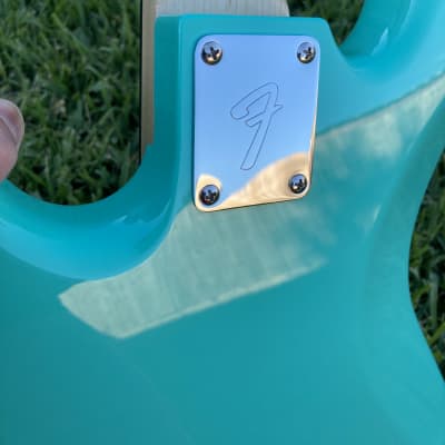 Warmoth Jazz Bass - Seafoam Green, Ebony Fretboard - 1962 | Reverb