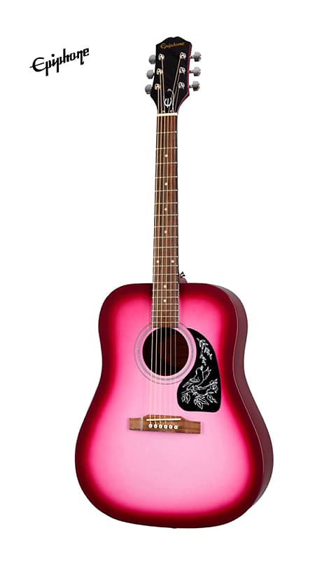 Epiphone Starling Acoustic Guitar - Hot Pink Pearl | Reverb UK