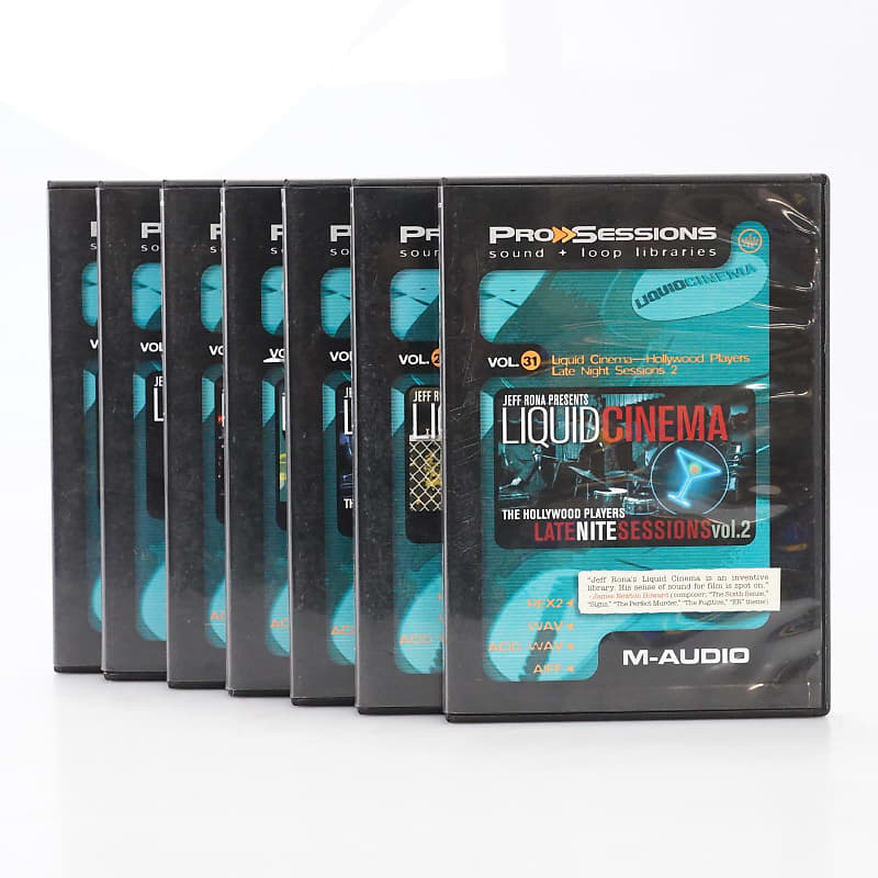 M-Audio Pro Sessions Liquid Cinema Sample Loop Library | Reverb UK