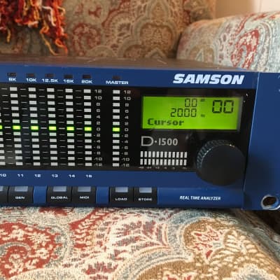 Samson D-1500 RTA / Spectrum Analyzer / EQ | Reverb