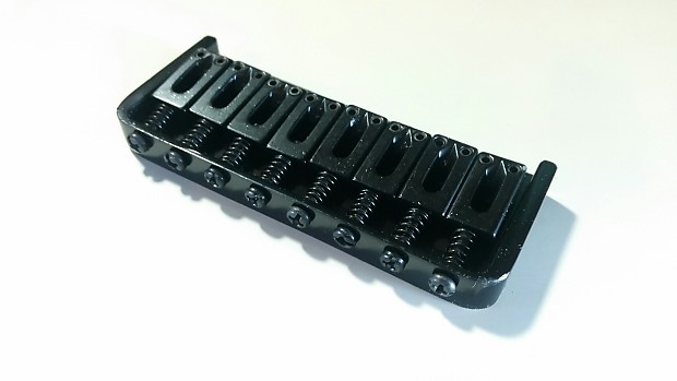 8 String Hardtail Guitar Bridge Black | Reverb
